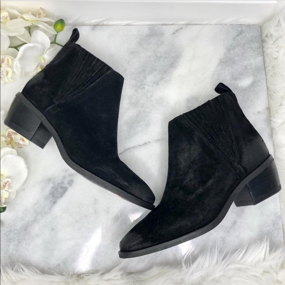 Anthropologie | Shoes | Distressed Oiled Suede Western Heel Ankle ...